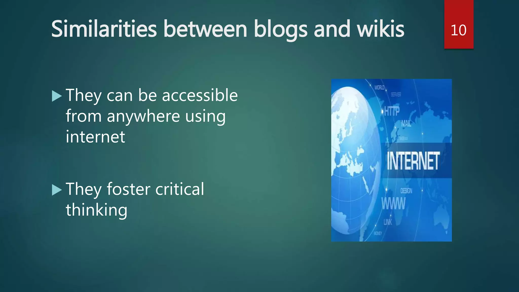 Blogs and wikis | PPTX