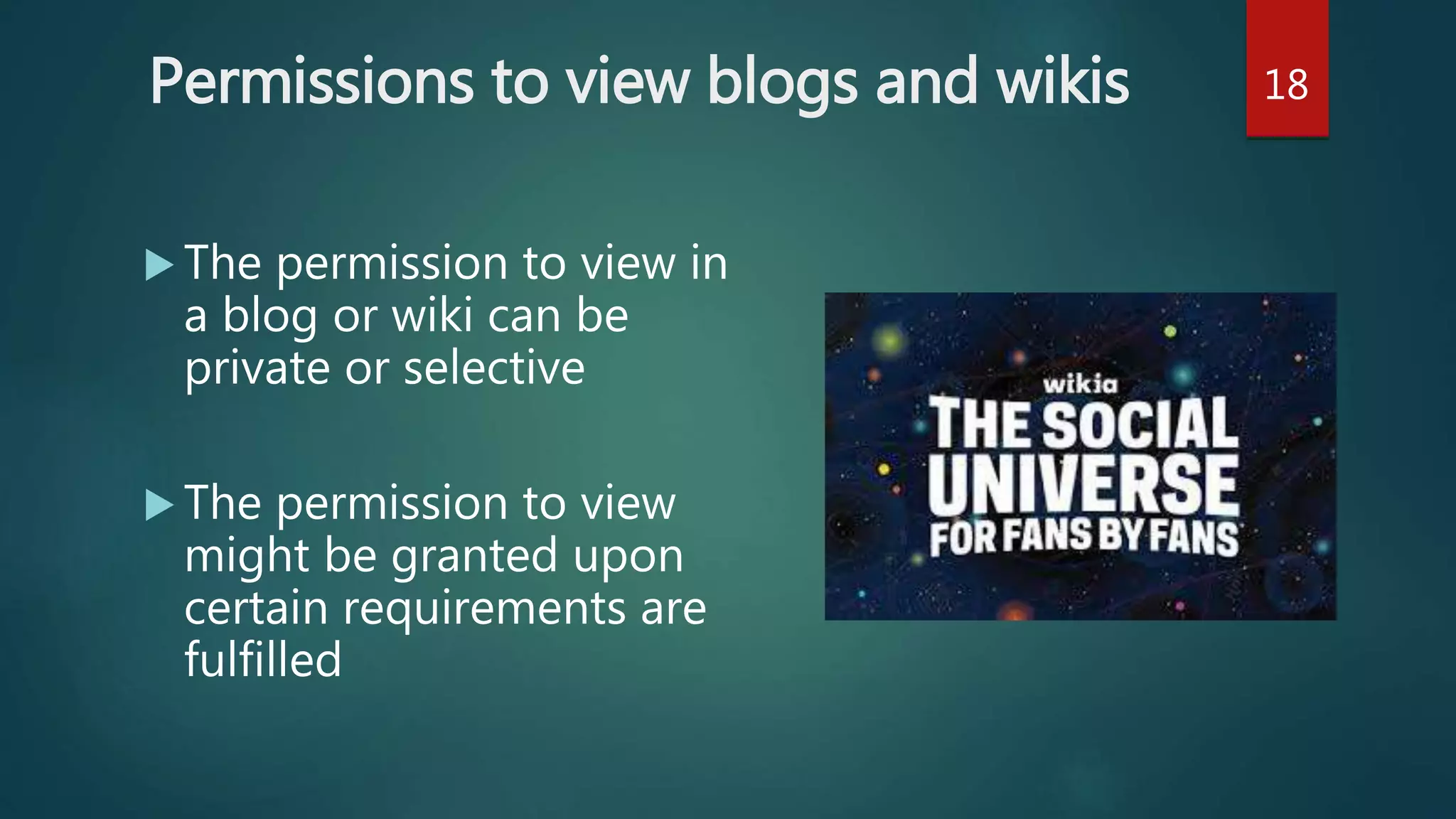 Blogs and wikis | PPTX