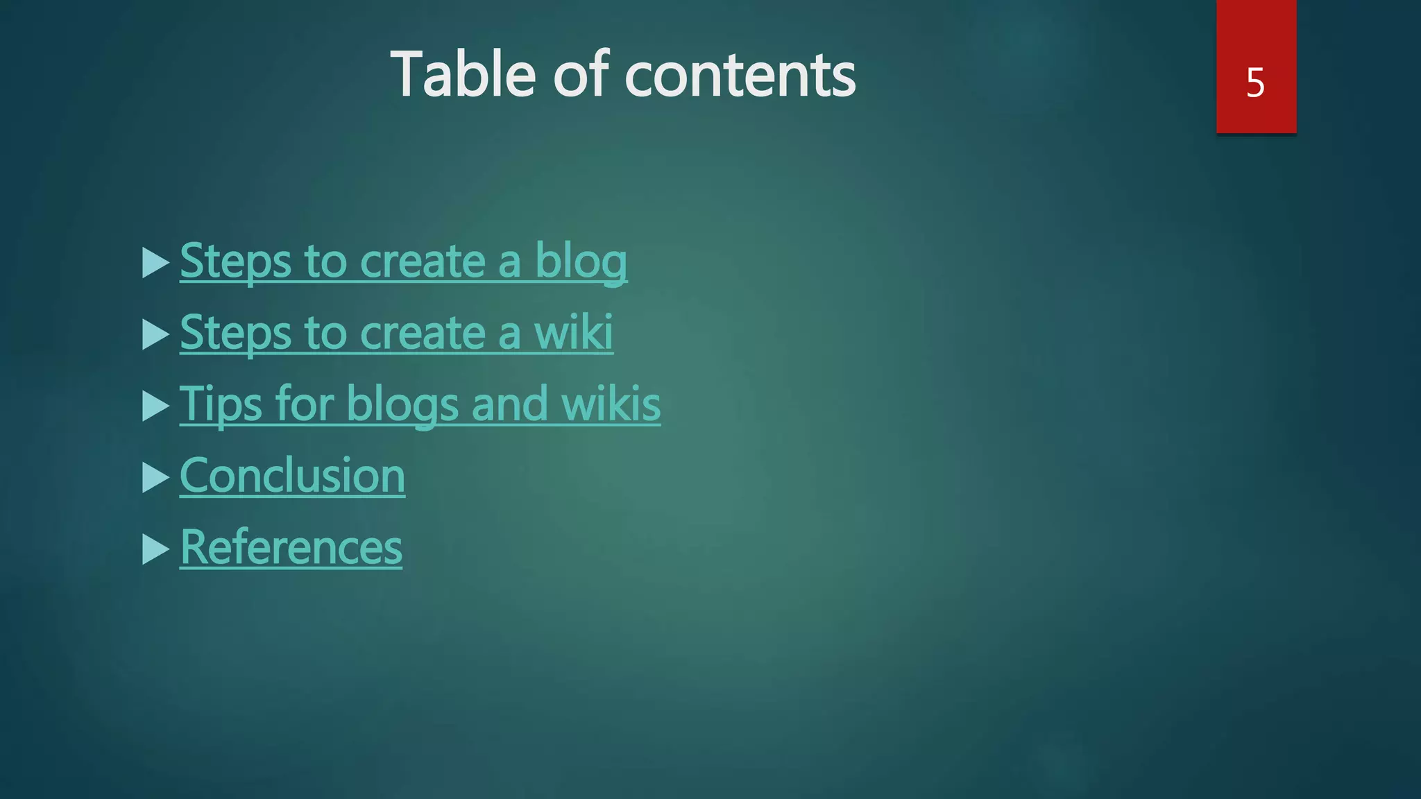 Blogs and wikis | PPTX