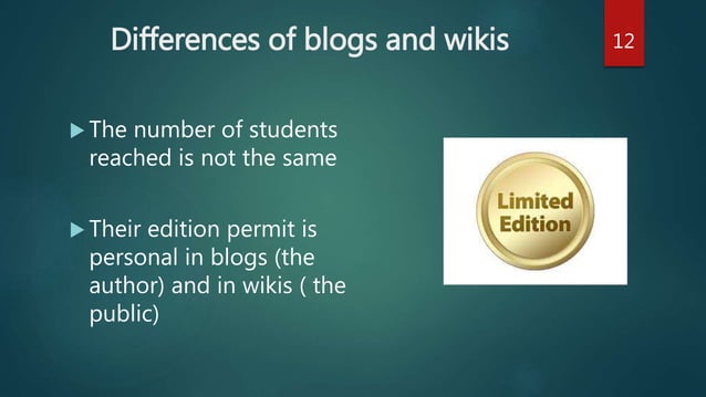 Blogs and wikis | PPTX | Internet for Beginners | Internet