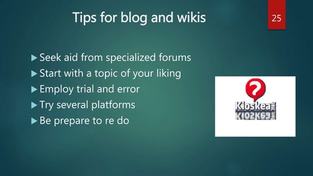 Blogs and wikis | PPTX | Internet for Beginners | Internet