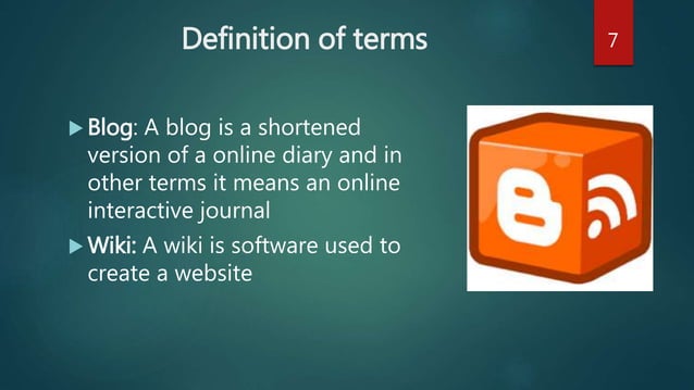 Blogs and wikis | PPTX | Internet for Beginners | Internet
