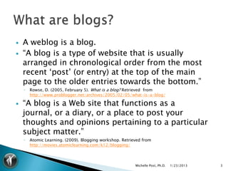 Blogs, blogger & blogging.ppt