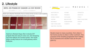Blogs comparison | PPT