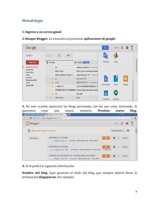 Metodologia para construir blogs | PDF