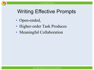 Designing and Implementing Discussion Activities | PPTX