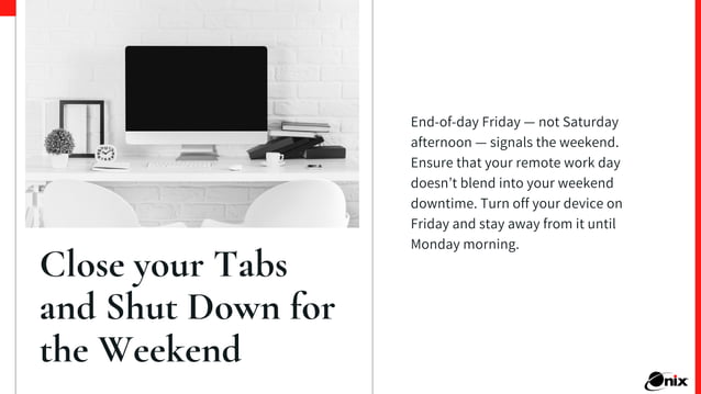 5 Tips for Remote Working: How to Shut Down and Go Home | PPT