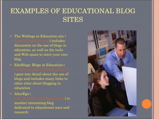 Blogs In Education | PPT