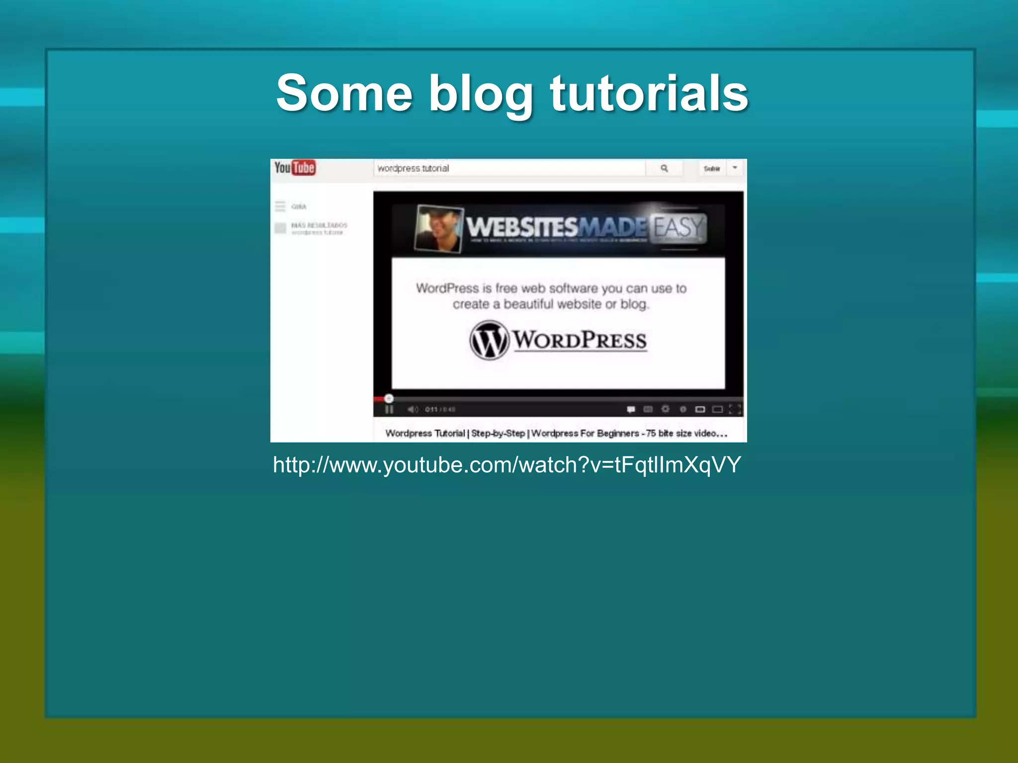 Blog slide presentation | PPT