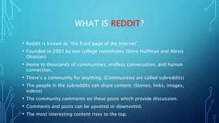 Reddit & Content Marketing | PPT
