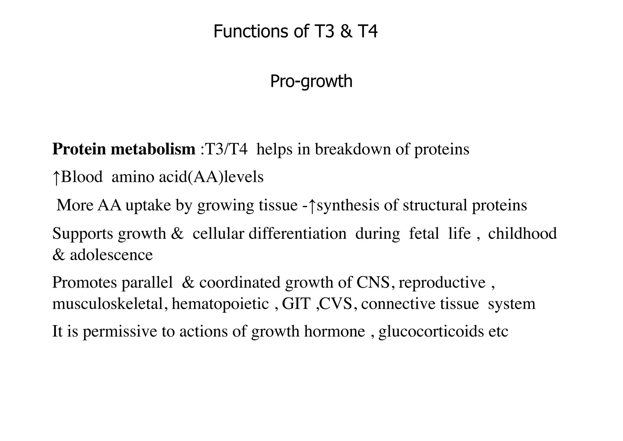Functions of Thyroid hormones T3 /T4 & steps of synthesis using iodine ...