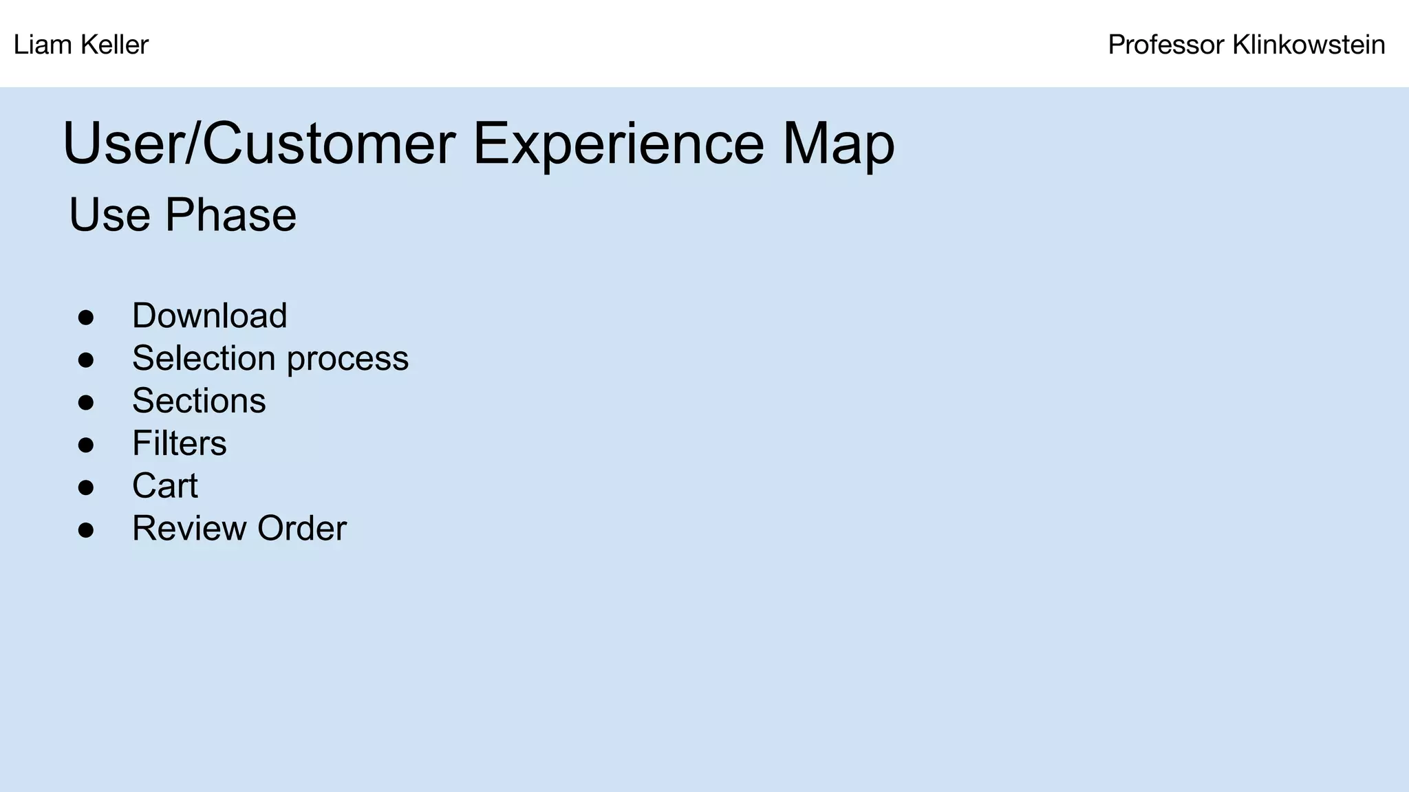 User/Customer Experience Map - Ideas | PPT