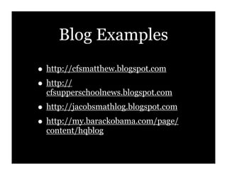 Blogsnwikisoverview | PPT