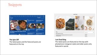 Comparing 2 different blog | PPT