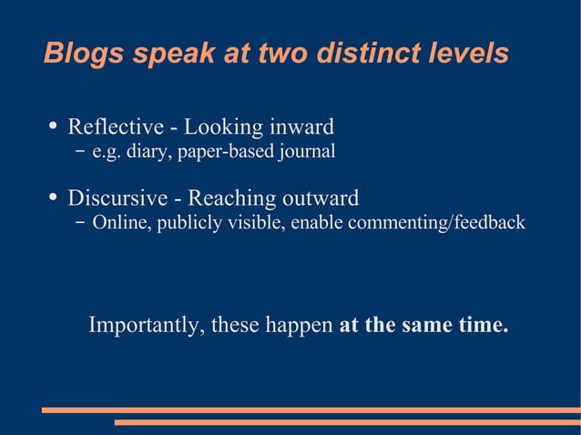 Blogs: Introduction & Educational Use Case | PPT