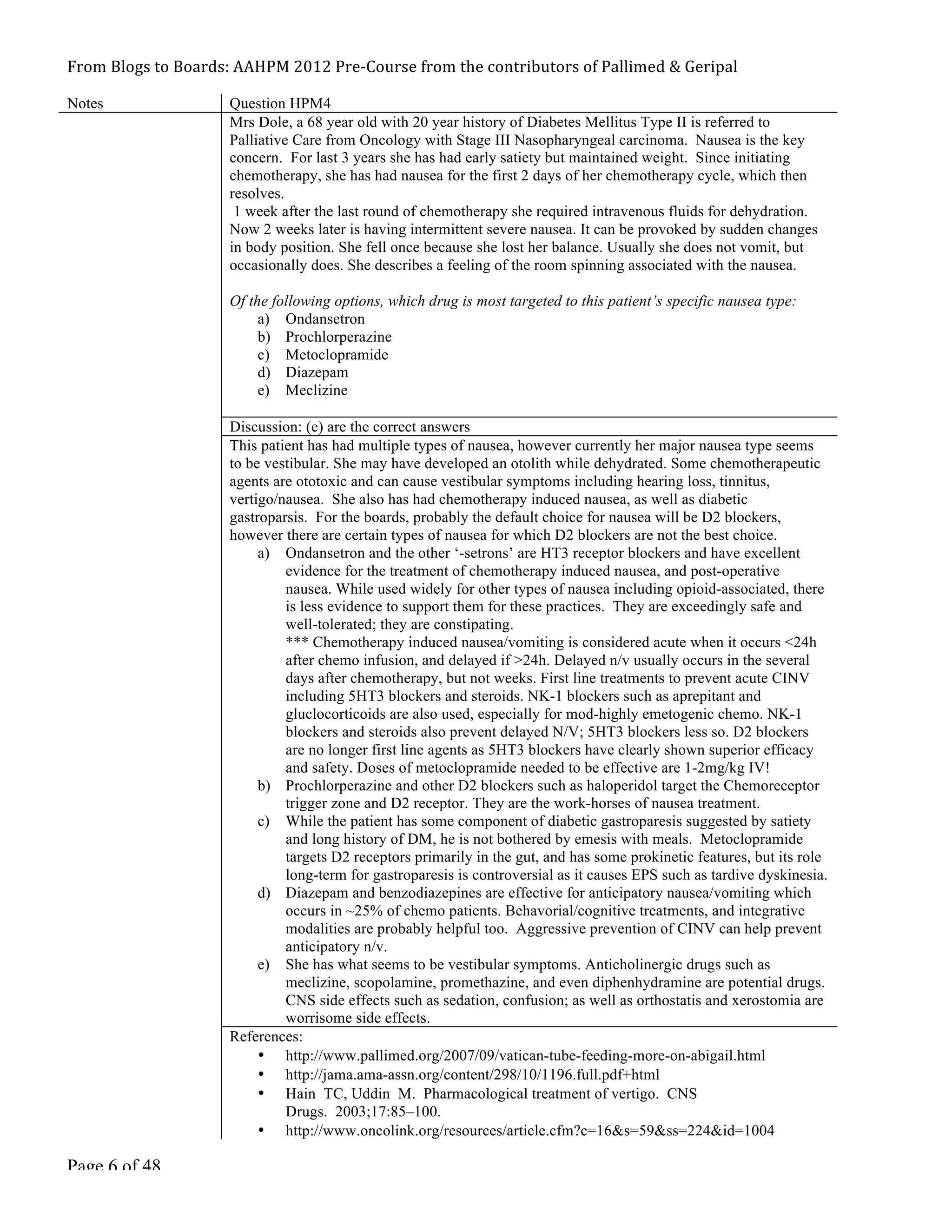 Pallimed/GeriPal Blogs to Boards - Hospice/Palliative Medicine Board ...