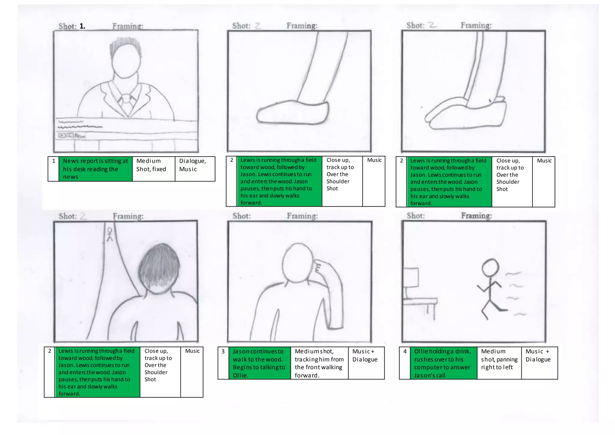 Short Film Storyboard | DOCX
