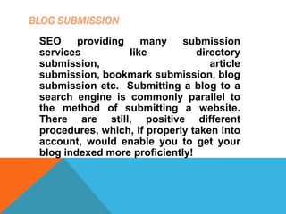 Blog submission ppt | PPTX