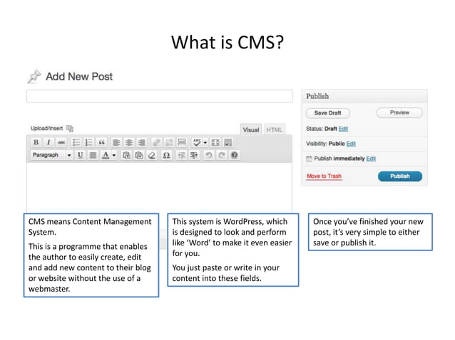 Blogs use CMS | PPT