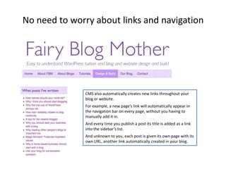 Blogs use CMS | PPT