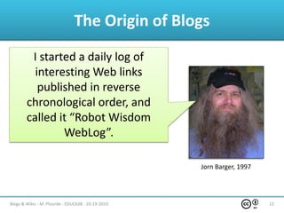 Blogs wikis | PDF