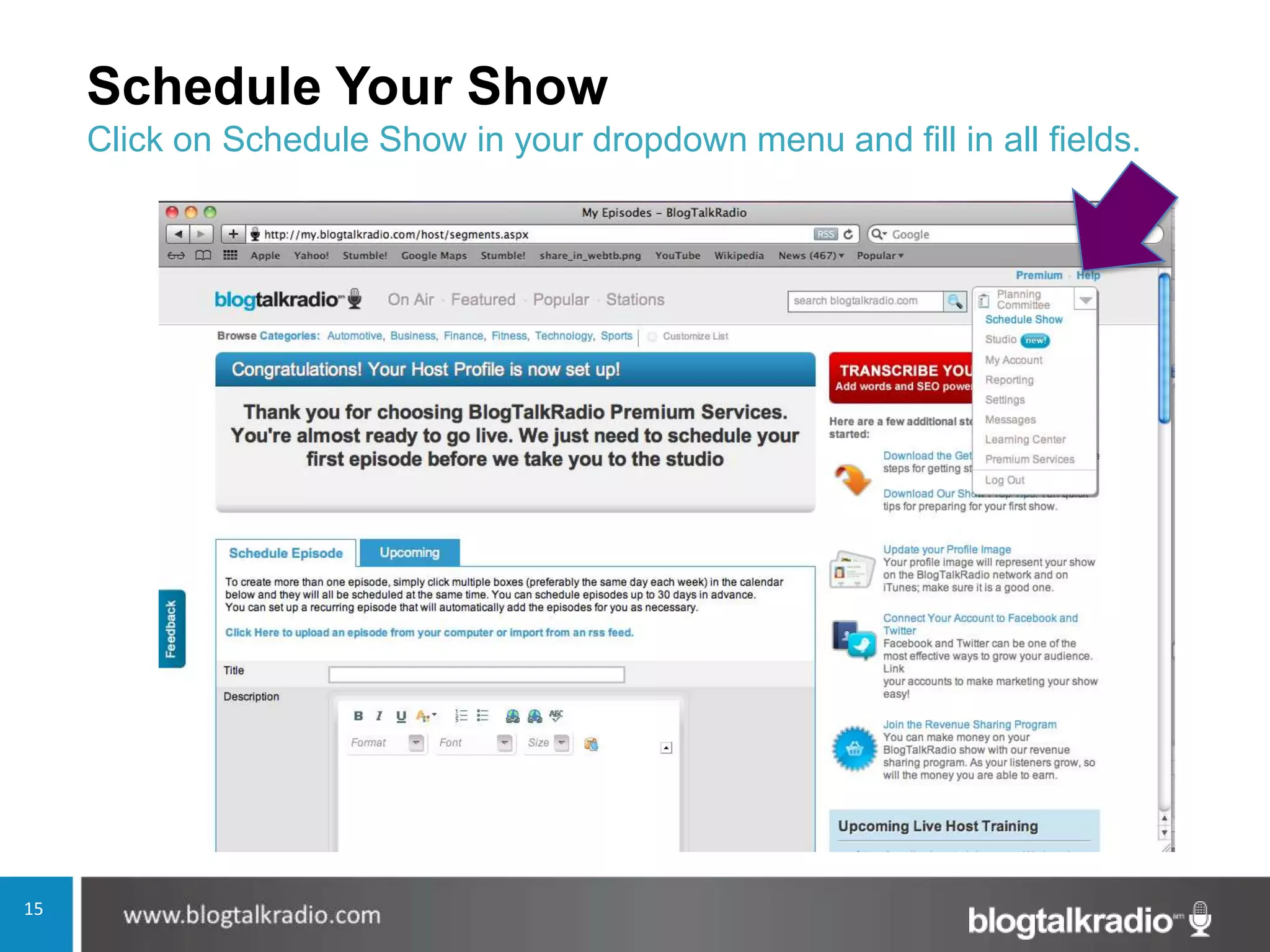 Production 101 on BlogTalkRadio | PPTX