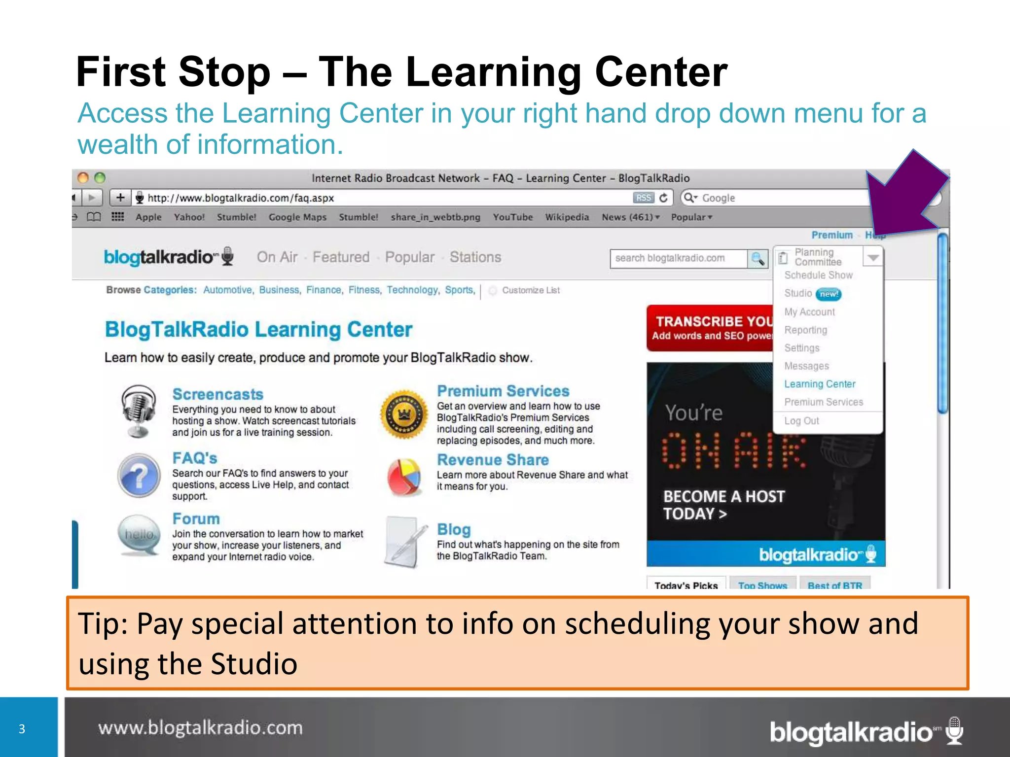 Production 101 on BlogTalkRadio | PPTX