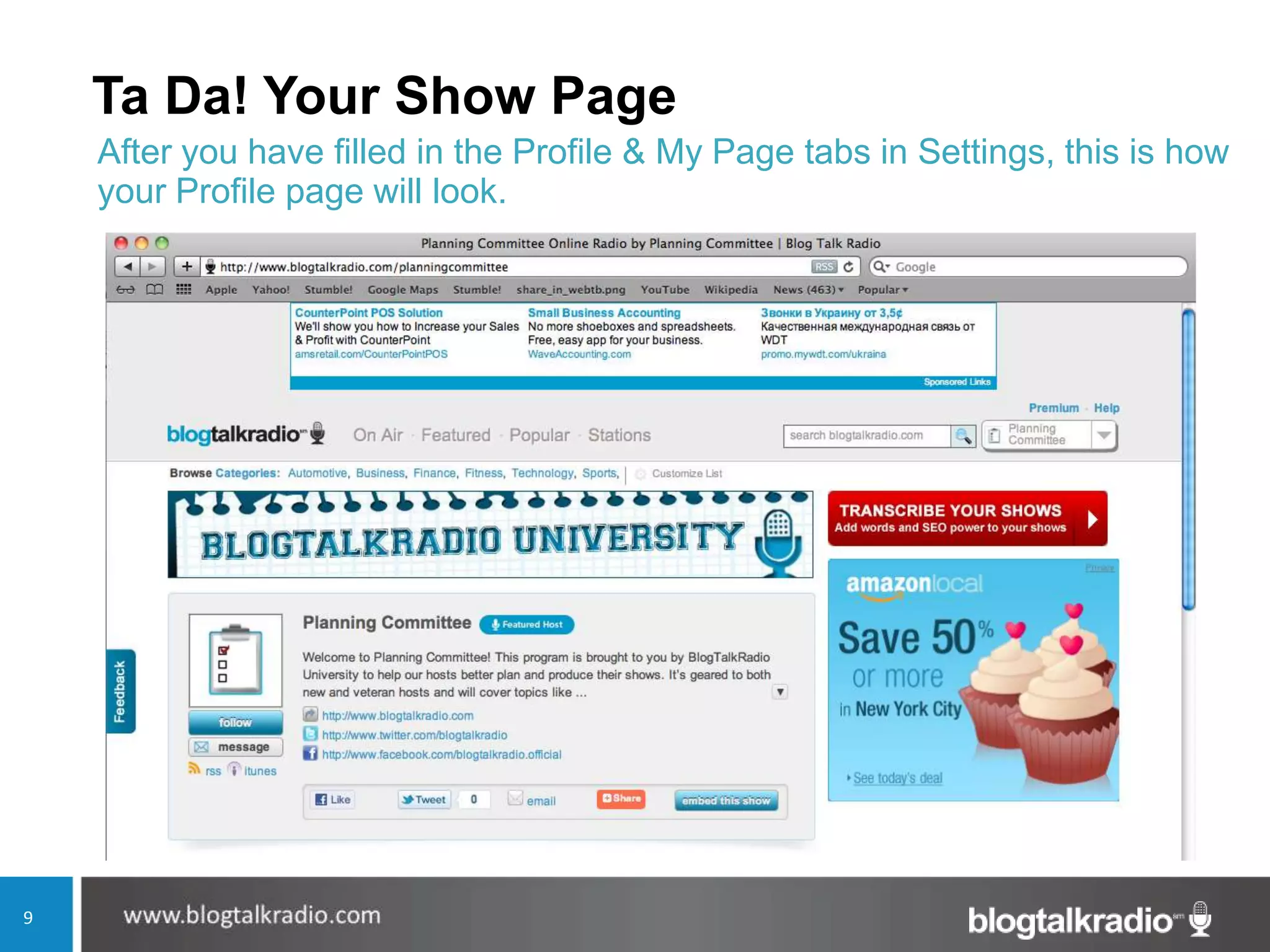 Production 101 on BlogTalkRadio | PPTX