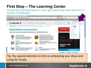 Production 101 on BlogTalkRadio