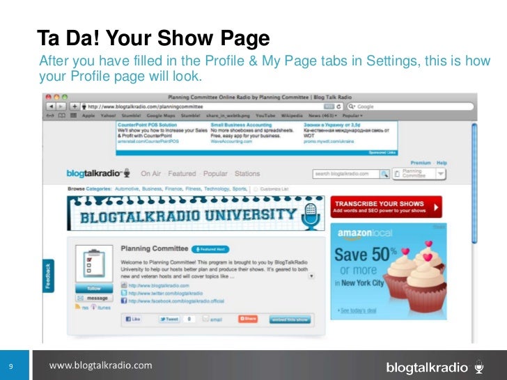 Production 101 on BlogTalkRadio