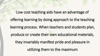 10 Great Low Cost Teaching Tools | PPTX | Homework and Study | Education