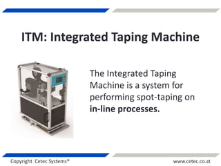 Taping machines | PPTX