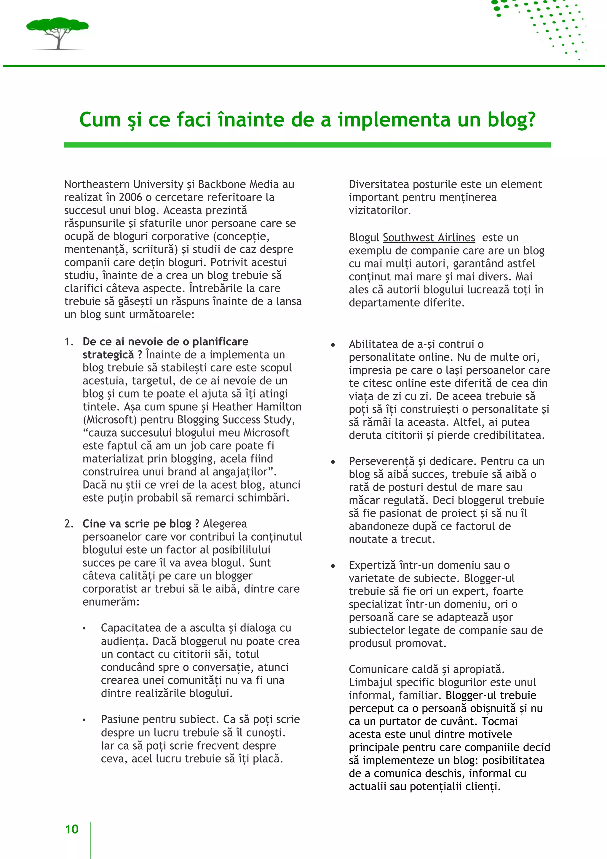 Blogurile - Metode alternative de comunicare si promovare | PDF