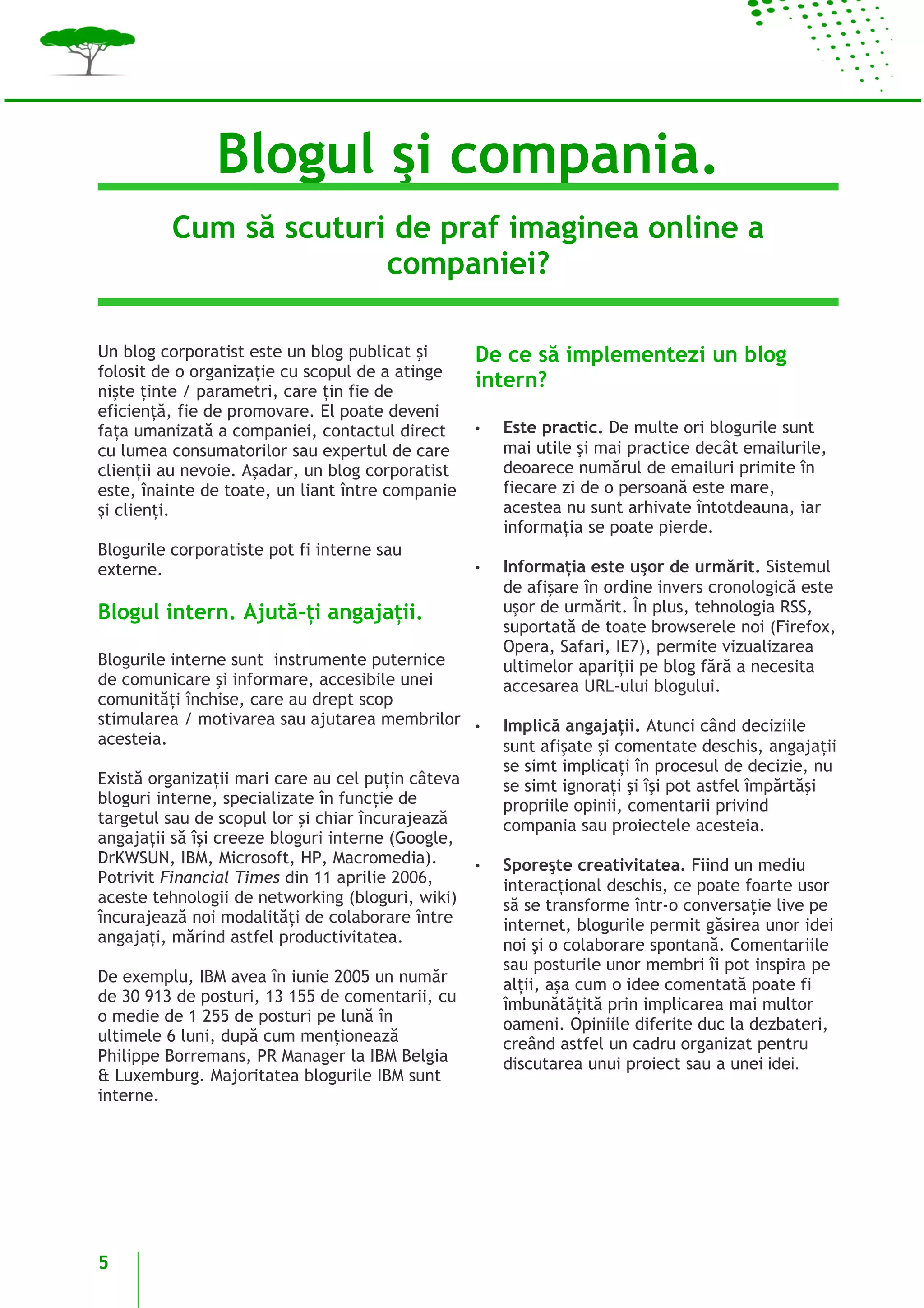 Blogurile - Metode alternative de comunicare si promovare | PDF