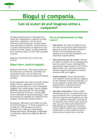 Blogurile - Metode alternative de comunicare si promovare | PDF