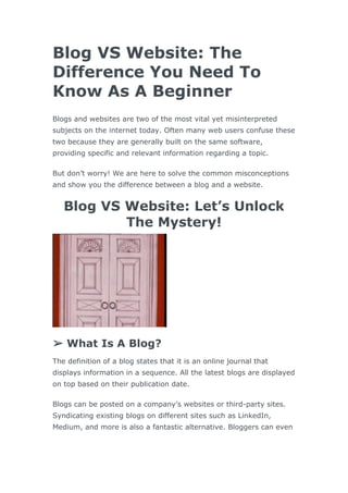 Blog VS Website.pdf