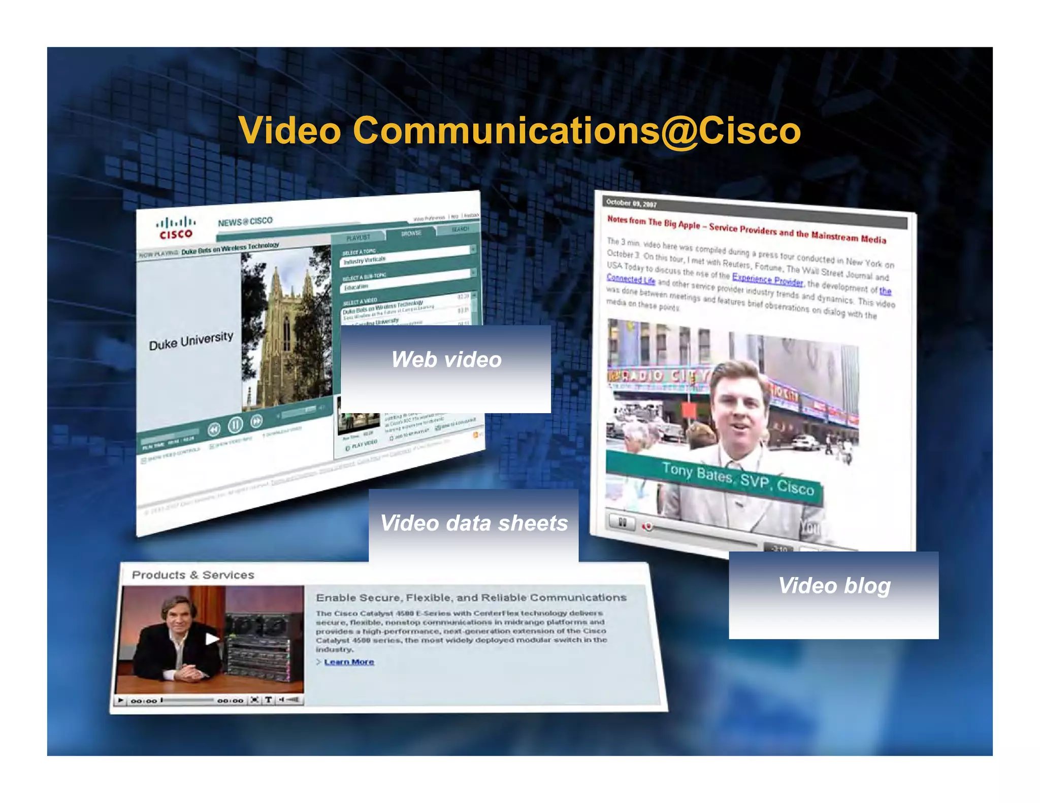 BlogWell Social Media Case Study: Cisco, presented by John Earnhardt | PDF