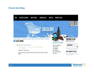 BlogWell Social Media Case Study: Walmart, presented by Jessica ...