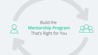 The Basic Anatomy of any Corporate Mentorship Program | PPTX