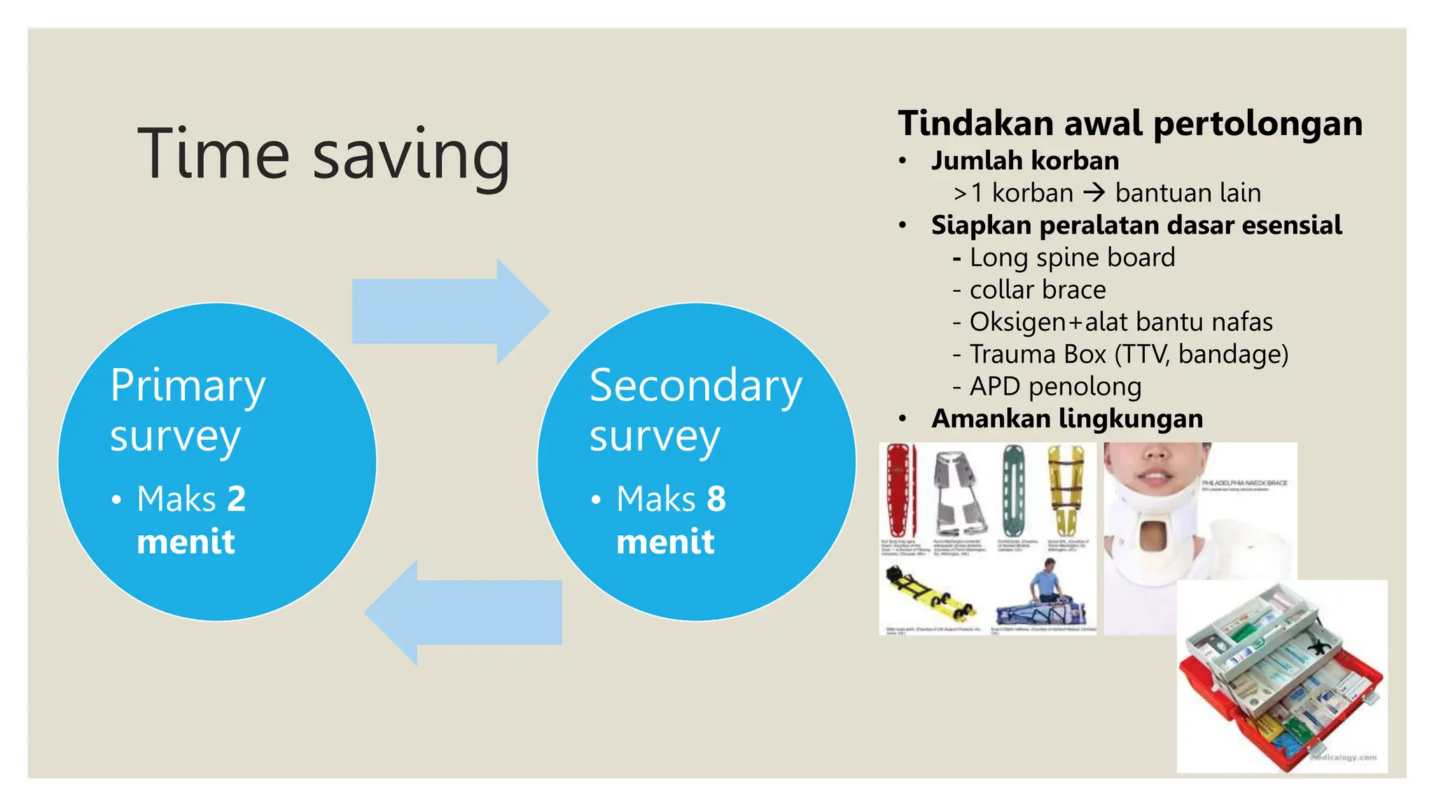 primary and secondary survey in emergency | PPTX
