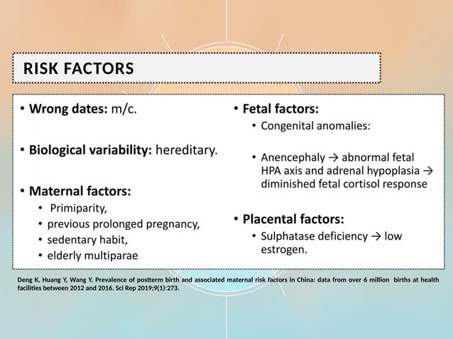 Blok 25 - Preterm delivery - Posterm delivery | PPT
