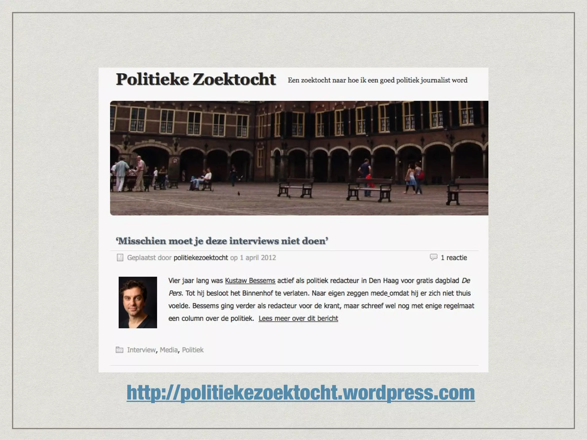 Tagline & About (les 27/ 29 november) | PPT