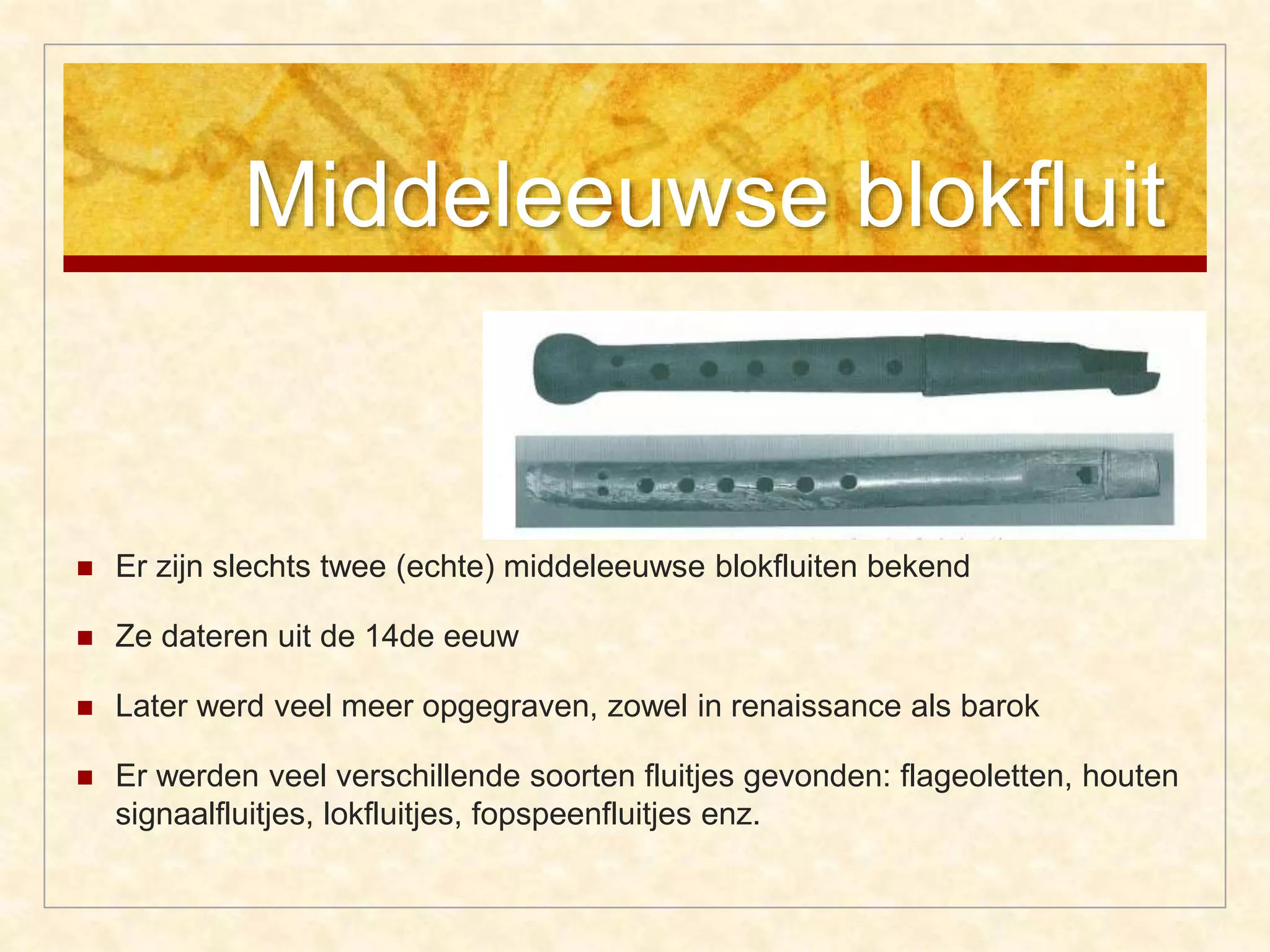 Blokfluit en ierse fluit | PPT