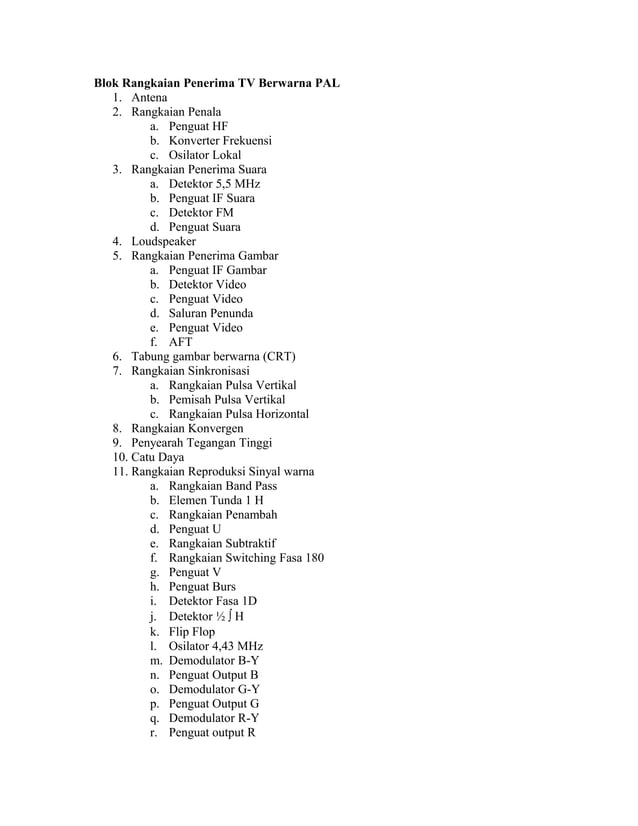 Blok rangkaian tv ntsc & pal | DOC