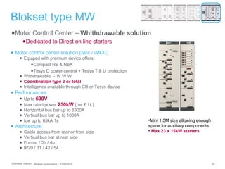 Panel LV Type Test Blokset Schneider | PPT