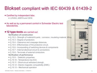Panel LV Type Test Blokset Schneider | PPT