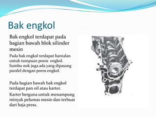 Blok silinder (cylinder block) | PPTX