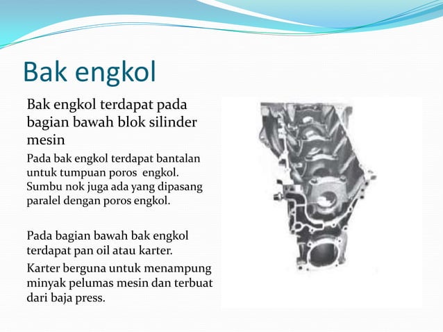 Blok silinder (cylinder block) | PPTX