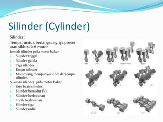 Blok silinder (cylinder block) | PPTX