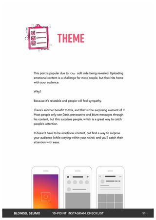 Blondel seumo on demand 10 point instagram checklist | PDF